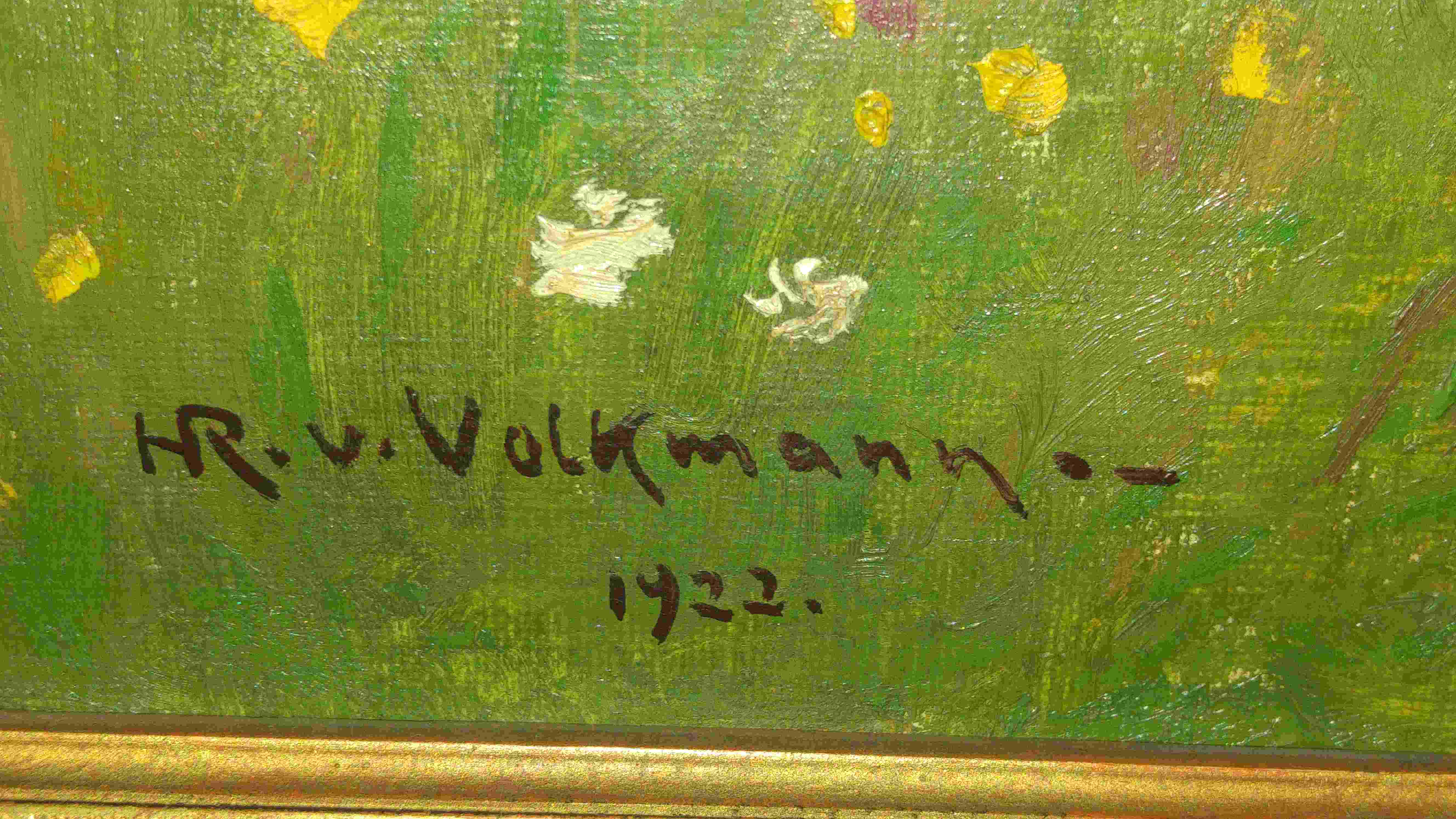 Gemälde von Hans von Volkmann - Das Antiquitäten und Sammler Forum